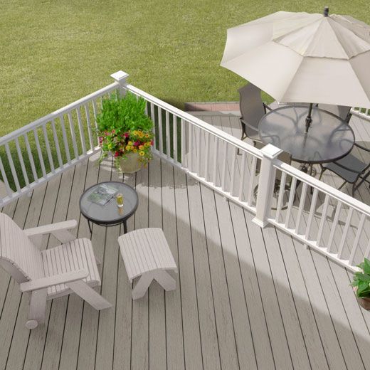 TimberTech Terrain Plus 12' Weathered Oak Composite Fascia Board ...