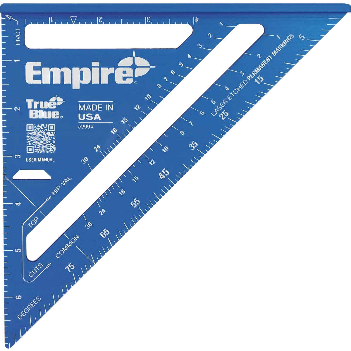 Empire True Blue Laser Etched Rafter Square Tool – Hartville Hardware