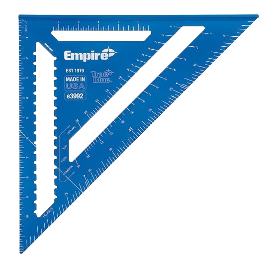 Empire 12" True Blue Laser Etched Rafter Square – Hartville Hardware